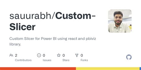 Github Sauurabhcustom Slicer Custom Slicer For Power Bi Using React And Pbiviz Library