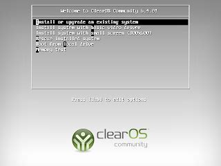 El Rincón del Software Instalacion de ClearOS Community x en VirtualBox