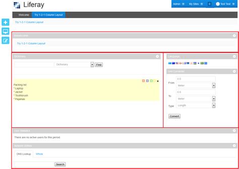 Designing A Layout Template Liferay Help Center