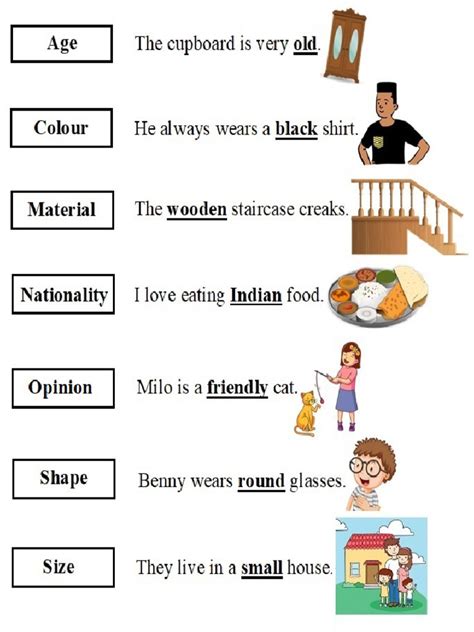 Adjectives Description Pdf