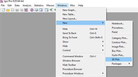 3d Plots Igor Pro By Wavemetrics