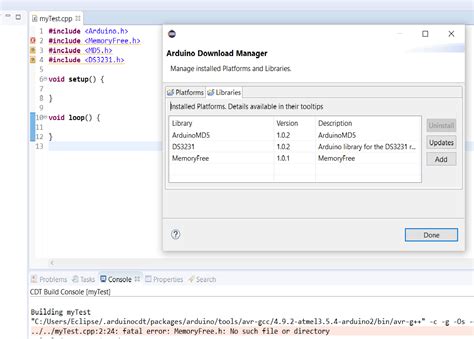 Eclipse Community Forums C C Ide Cdt Arduino Library Management With Symlinks