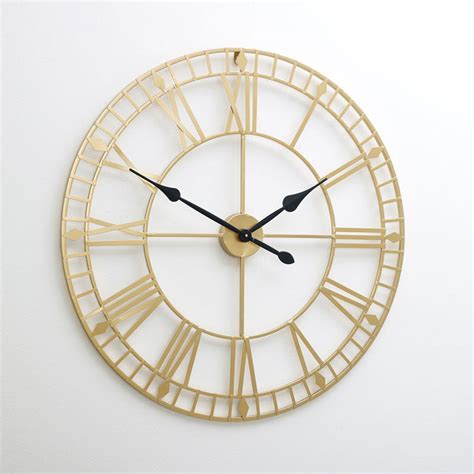 Large Gold Wall Clocks Uk At Makayla Sleath Blog
