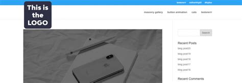 Divi Logo Overlapping Both Header Rows Almost Inevitable Tutorials