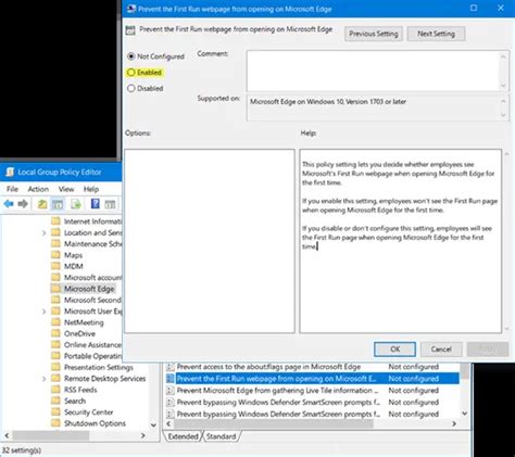 How To Disable Microsoft Edge First Run Welcome Page