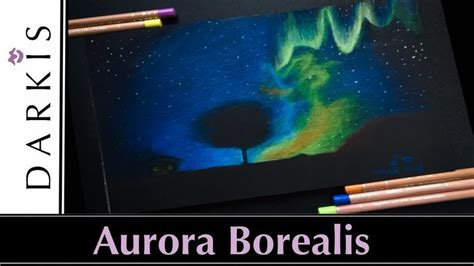 How To Draw Aurora Borealis With Colored Pencils