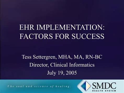 Ppt Ehr Implementation Factors For Success Powerpoint Presentation