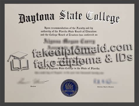 I Want To Order A Daytona State College Diploma To Apply For A Job