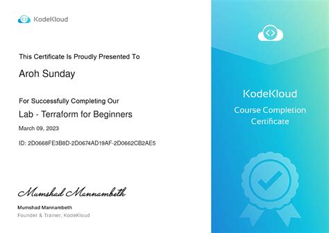 Lab Terraform For Beginners Certificate Kodekloud