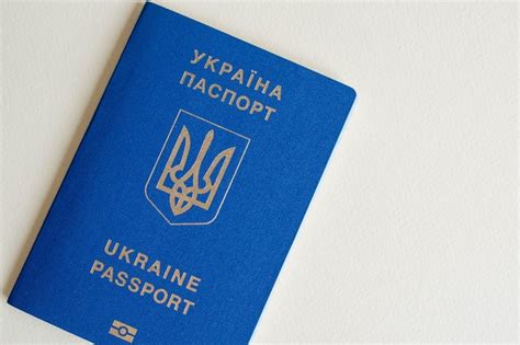 Premium Photo Ukrainian Biometric Passport Id For Travelling Around