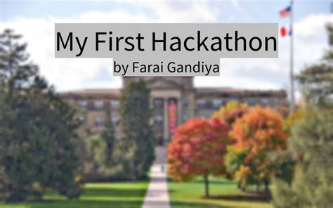 My First Hackathon Farais Code Lab