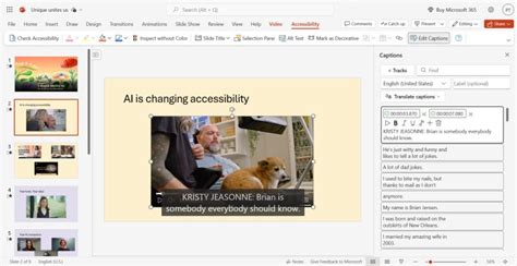 How To Create Captions For Videos With Powerpoint Microsoft 365