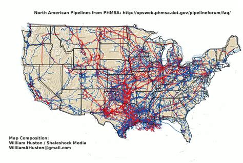 Billhustonblog Maps Of Us Gas Transmission Pipelines And Accidents