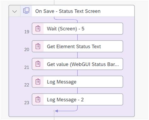 Capture Sap Web Gui Status Bar Text In Irpa Sap Community