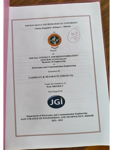 Sample Report Of Scr Pdf