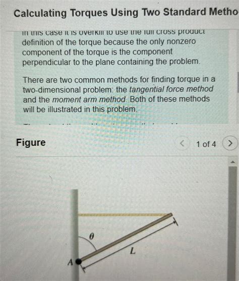 calculating torques using two standard methods
