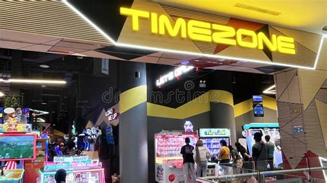 Timezone Game Arcade Arena Signage Editorial Photo Image Of Transport Night 373220251