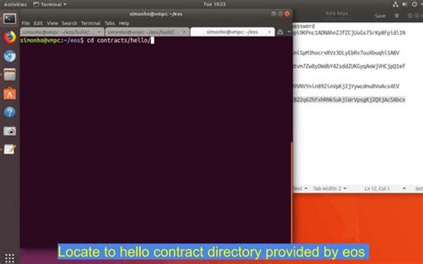 eosio slide 4 hello contract ppt