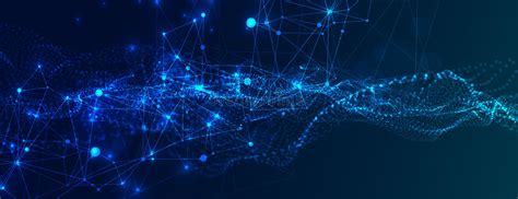 Abstract Plexus Vector Background Glowing Particles Dynamic Flow Stock