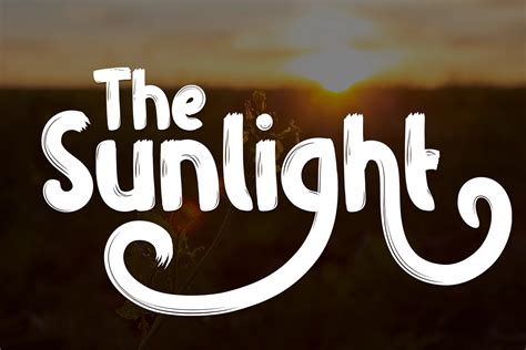 The Sunlight Regular Free Font