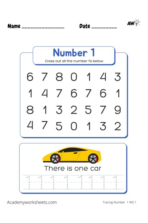 The Number Tracing Learn Your Numbers Academy Worksheets