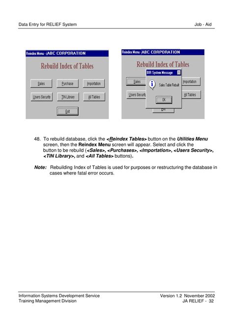 Ppt 1 Click The Icon On Relief System Data Entry And The User Login