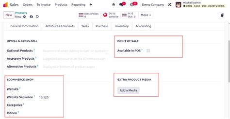 Products In Odoo 17 Sales Odoo V17 Enterprise Edition Book