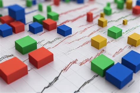 Premium Photo Business Graph Finance Charts With Growth Financial Data Concept Or Investment