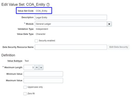 How To Import Segment Value Via Fbdi
