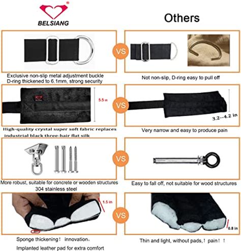 Belsiang Adult Sex Swing And 360 Degree Spinning Indoor Swivel Swing