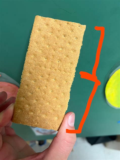 Pulled This Off Center Graham Cracker Today The Perforation Seems To Be Skewed Lemme Know How