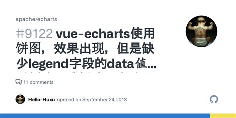 Vue Echarts使用饼图，效果出现，但是缺少legend字段的data值（侧边可选择是否查看改数据）实例上面没有问题，我也拉取了vue