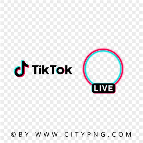 Hd Tiktok Live Logo Icon Sign Png Citypng