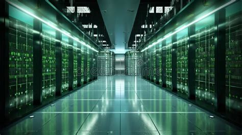 Data Storage Data Center Generative Ai Stock Illustration Illustration Of Communication