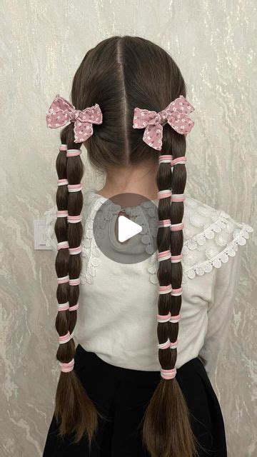 Исида Hairstyles For Girls Махачкала On Instagram Нежный образ в последний учебный день на