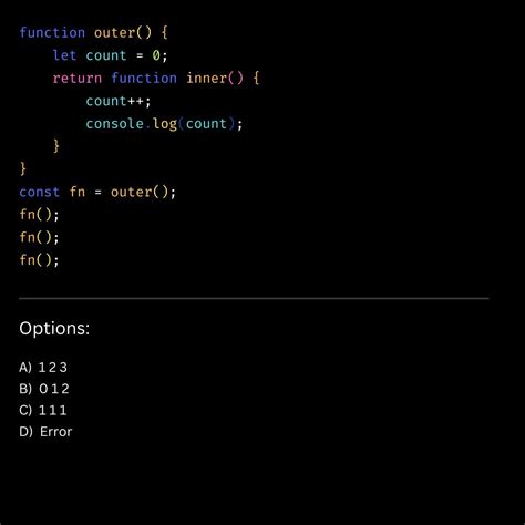 Can You Crack This Javascript Closure Puzzle Prakash Raj Posted On The Topic Linkedin