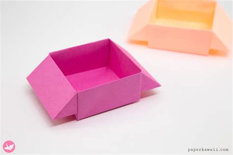 Origami Stackable Boxes Tutorial Box With Handles