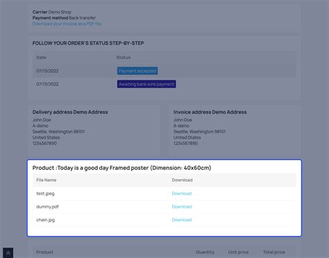 Prestashop Virtual File Manager Add Files To The Products WebKul