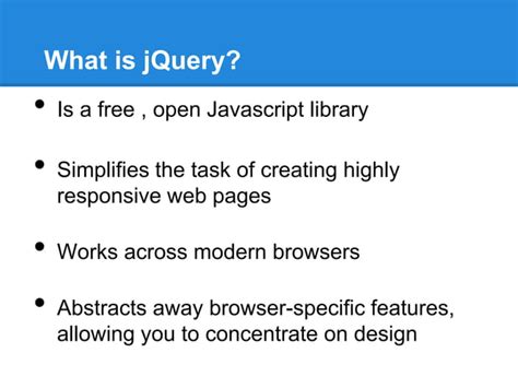 Jquery For Beginners Pdf