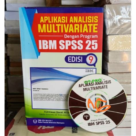 Jual Aplikasi Analisis Multivariate Dengan Program Ibm Spss 25 Plus Cd