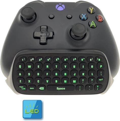 Whiteoak Xbox One S Chatpad Mini Backlit Gaming Keyboard Wireless Chat