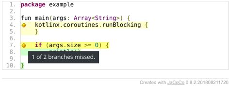 Incorrect Jacoco Code Coverage For Kotlin Coroutine Stack Overflow