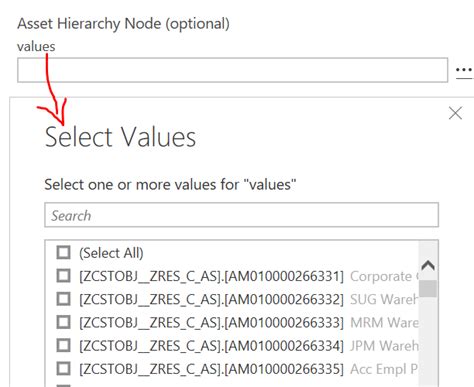 Sap Bex Hierarchy In Prompt Not Showing Values Microsoft Fabric Community