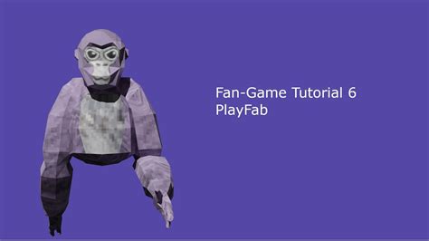 How To Add Playfab To Your Gtag Fan Game Youtube