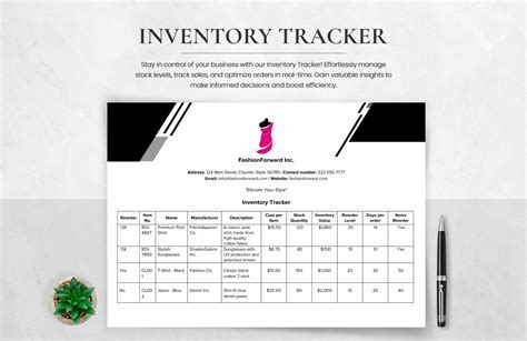 Inventory Tracker In Excel Google Sheets Word PDF Google Docs Download Template Net