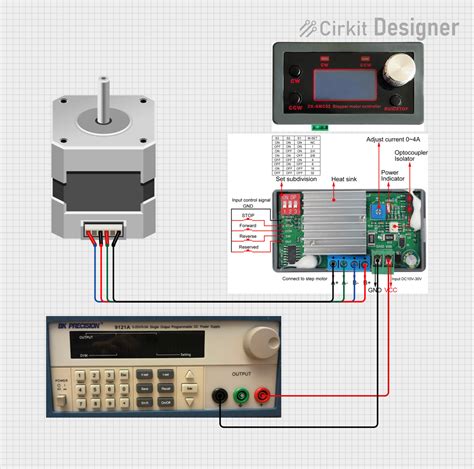 How To Use Stepper Motor One Pinouts Specs And Examples Cirkit Designer