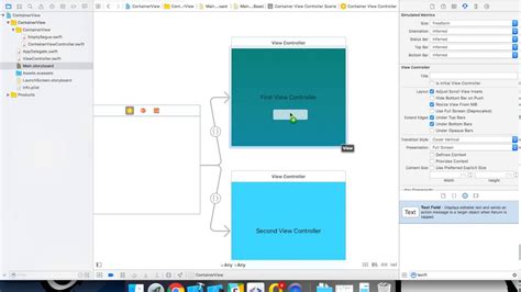 Container View In Ios Youtube