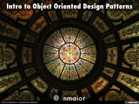 Intro To Object Oriented Design Patterns Ppt
