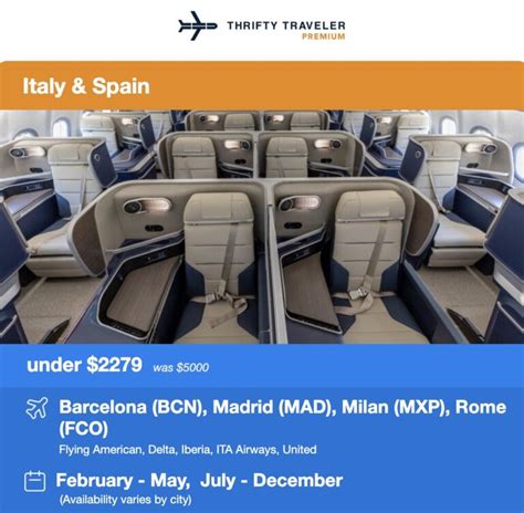 Lie Flat Seats To Italy Are Easier And Cheaper To Book Than Ever
