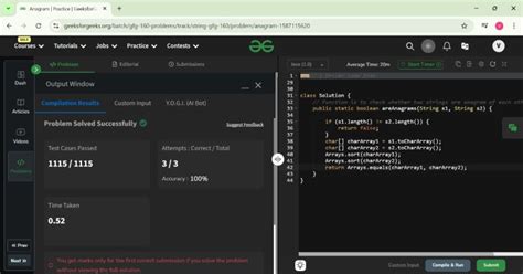 Varunesh B On Linkedin Dsa Geeksforgeeks Codingjourney